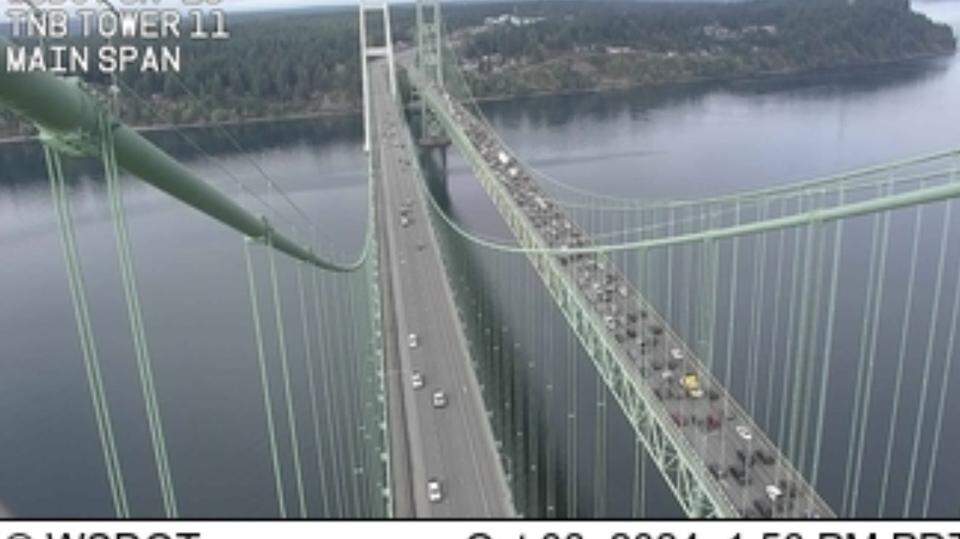 Police activity causing significant backups on Tacoma bridge | Tacoma ...