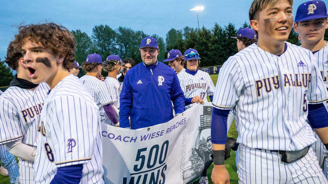 Puyallup’s Marc Wiese collects 500th career win | Tacoma News Tribune