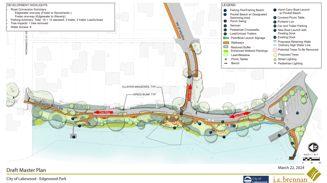 Lakewood approves contentious Edgewater Park improvement plan | Tacoma ...