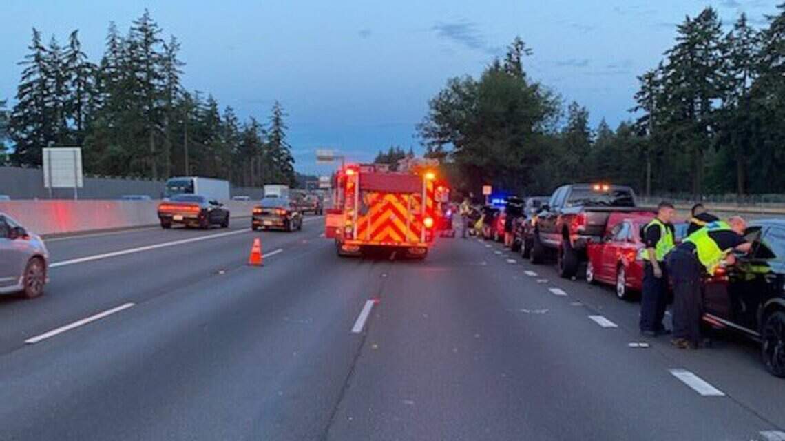 Pileup crash on I-5 causes traffic delays near JBLM gate | Tacoma News ...