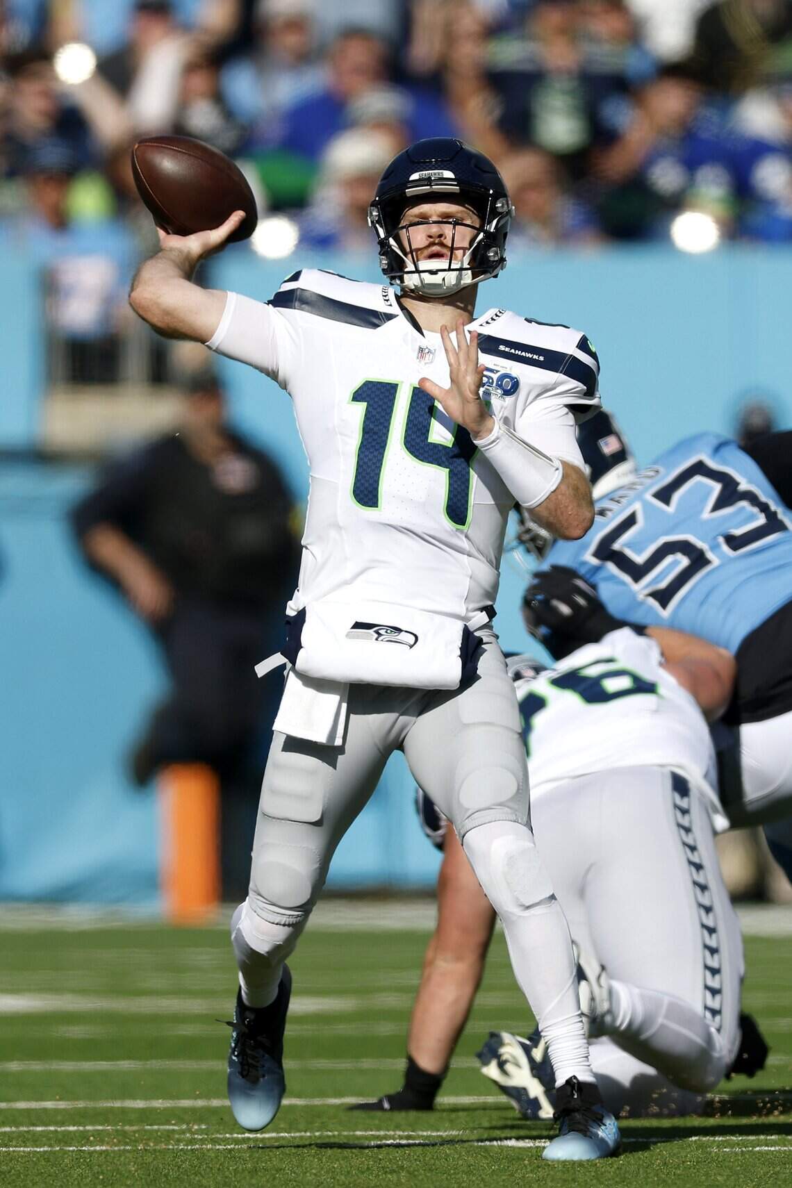 Seahakws’ Grey Zabel returns to block Titans Jeffery Simmons | Tacoma ...