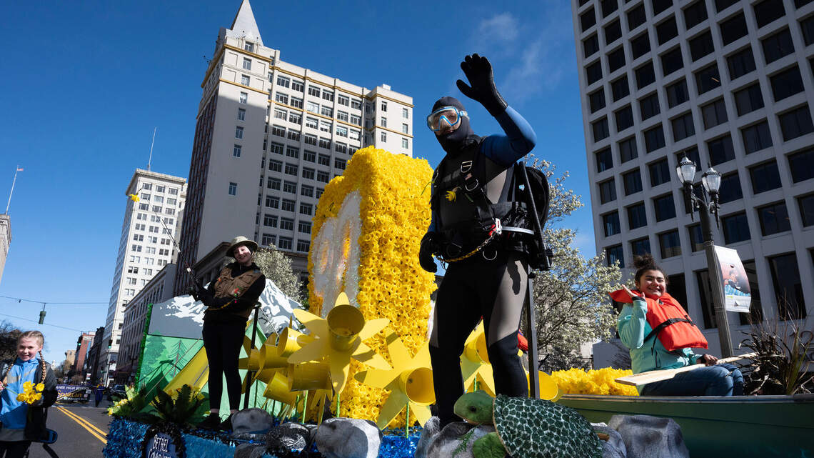 Sun shines on county’s annual Daffodil Grand Floral Parade | Tacoma ...