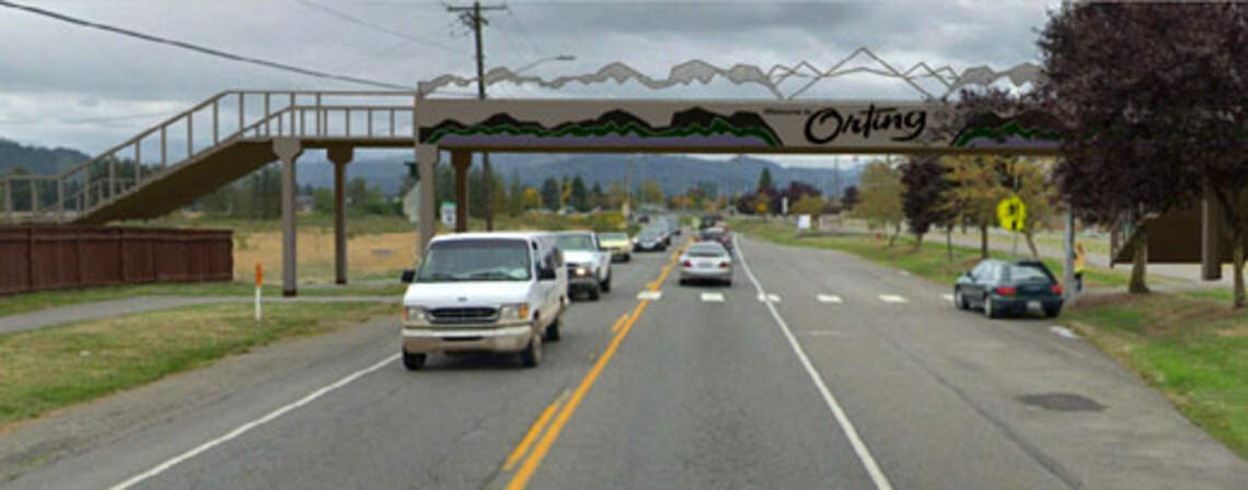 Long-planned lahar evacuation bridge being built in Orting | Tacoma ...