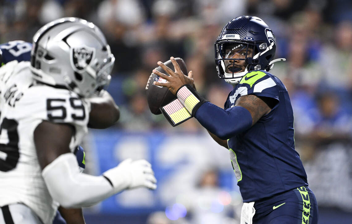 Rookie Jalen Milroe’s ‘dream’ NFL debut impresses Seahawks | Bellingham ...
