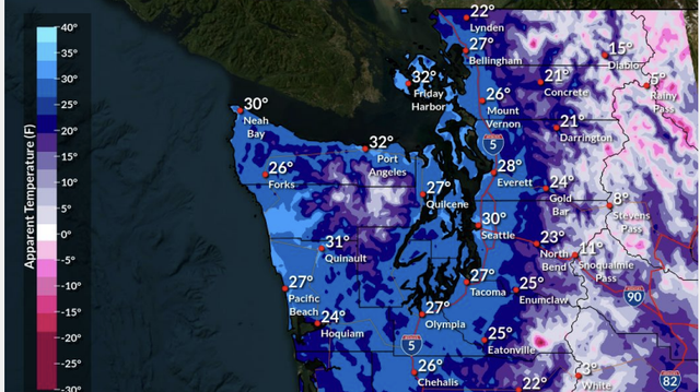 Bundle up: Cold snap takes hold in South Sound over weekend | Tacoma ...